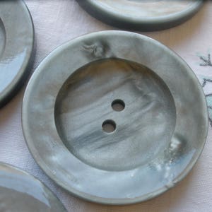 Gorgeous Gray Large Thick Coat Buttons 55L 35mm 1 3/8 - Etsy