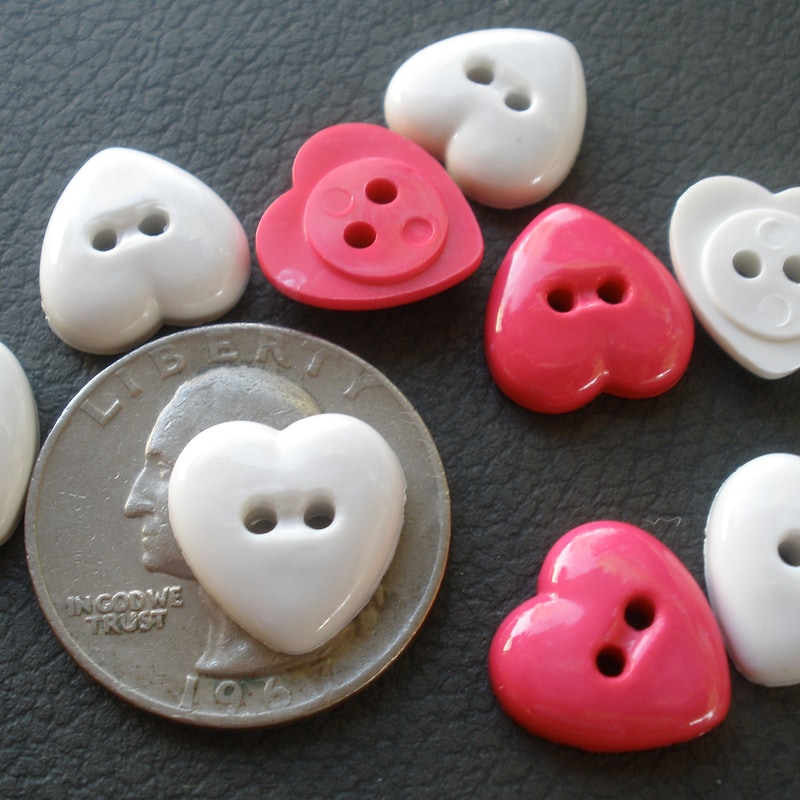 Heart Buttons - Etsy