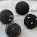 23MM Tufting Buttons Textured Fabric Covered Colors Black Blue Metal ...