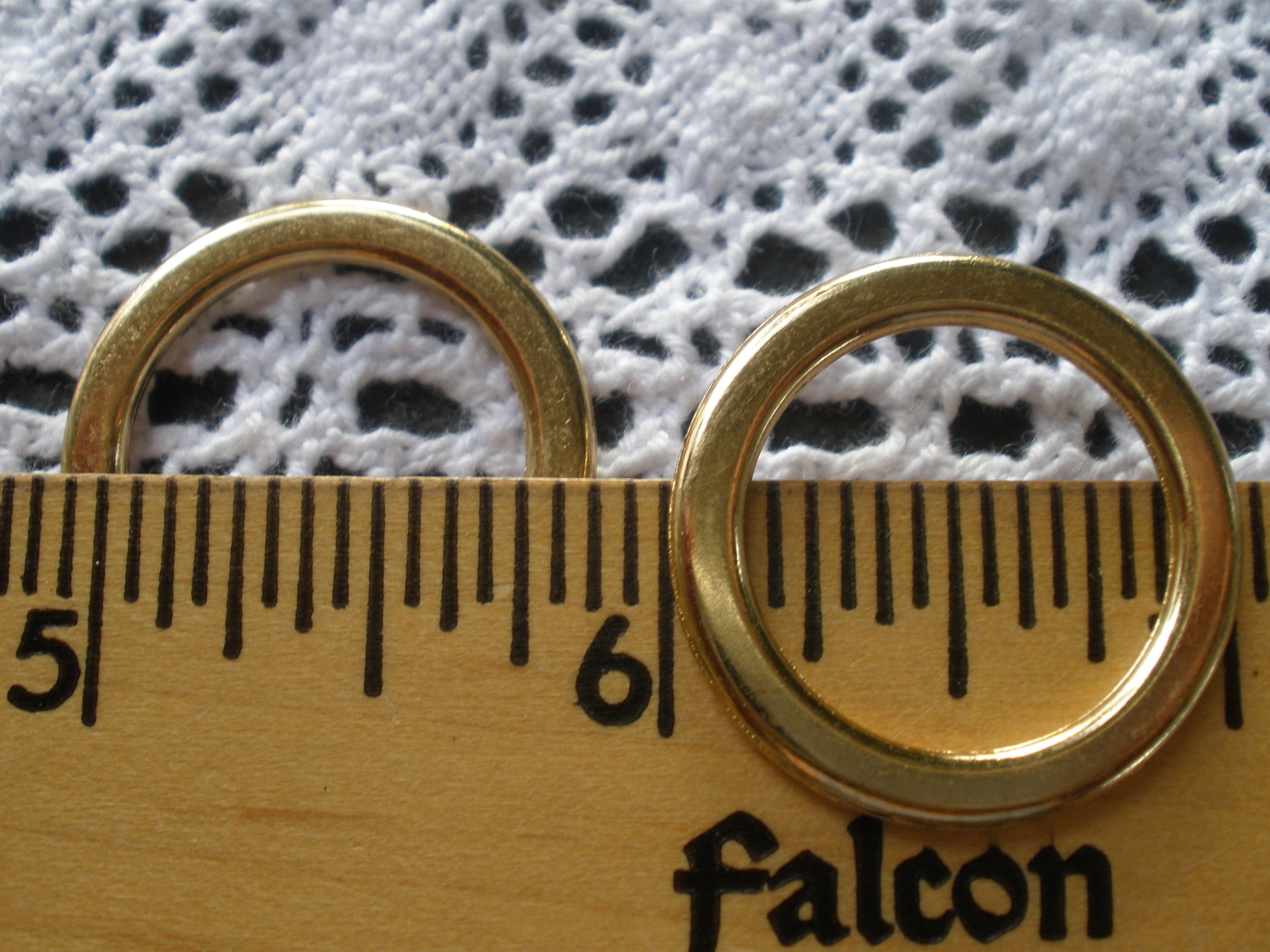 26MM OD / 20MM ID Metal Flat O Rings Light Gold Color Round - Etsy