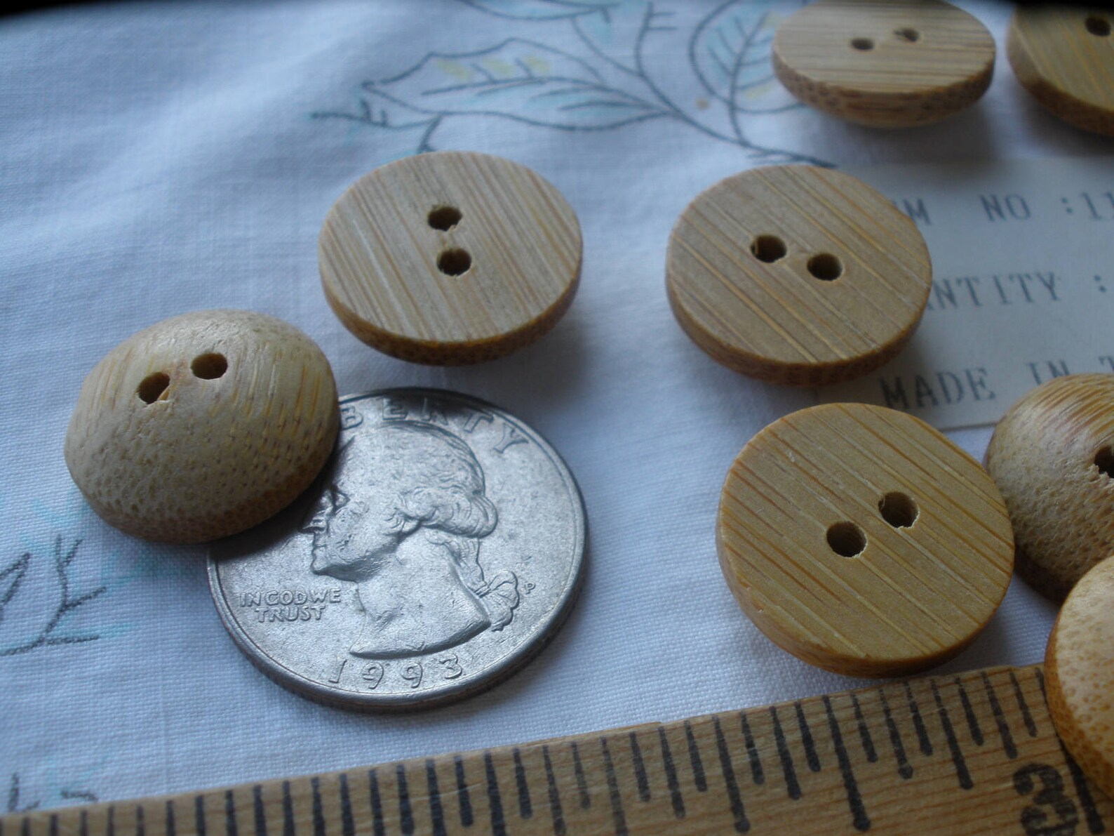 Half Dome Bamboo Wood Buttons 17MM Clear Finish 28L - Etsy
