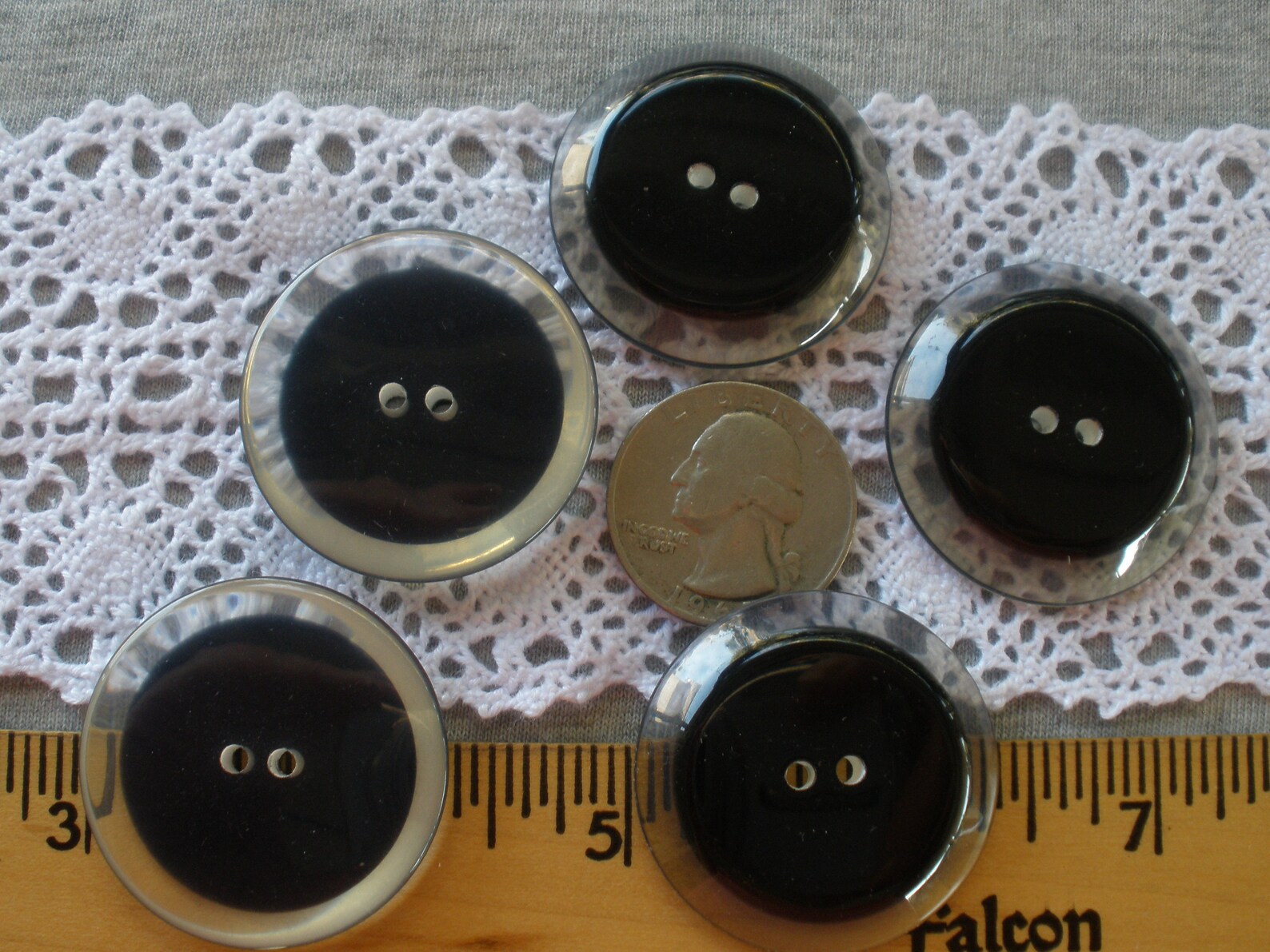 Cool Vintage Buttons Extra Large Coat Resin 54L 34mm 1 | Etsy