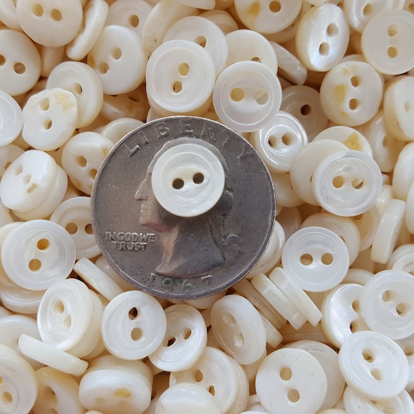 Carved Mother of Pearl Buttons - Etsy