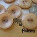 Cool Vintage Fawn Color Buttons One Inch 40L 25mm Translucent Plastic ...