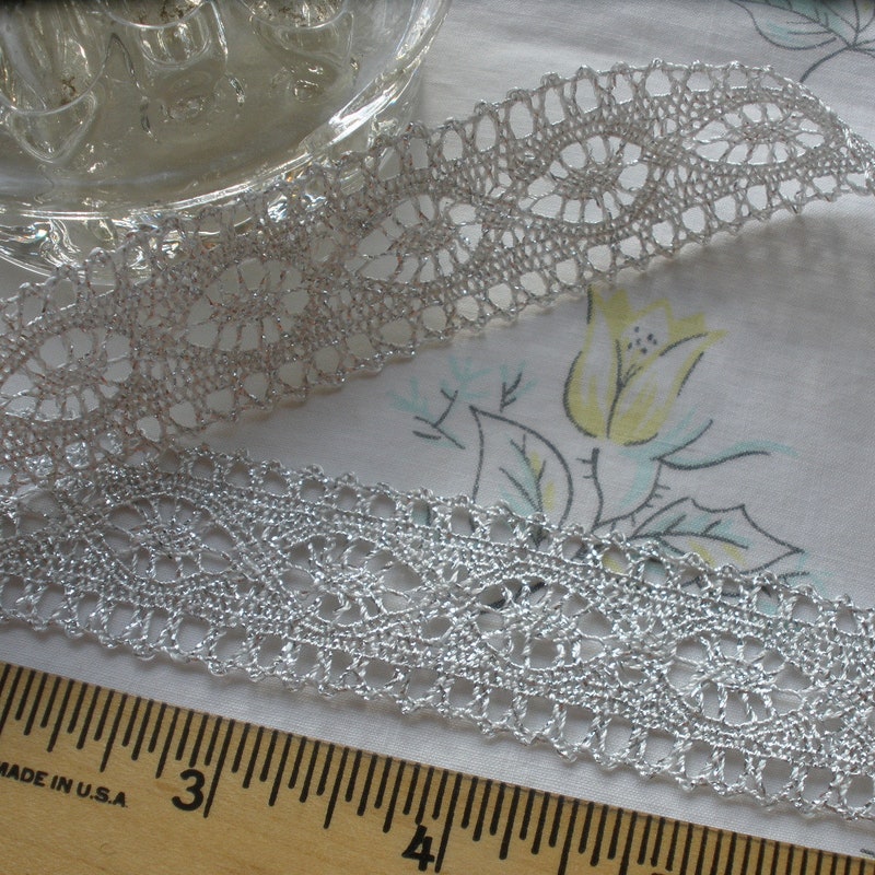 Silver Lace Trim - Etsy