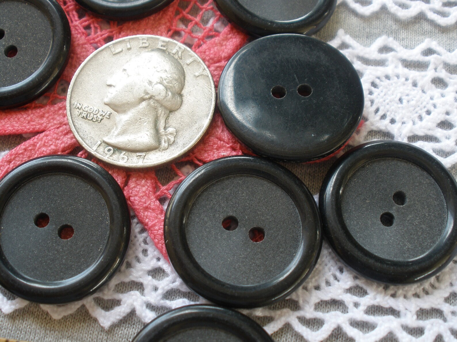 23MM Matte Black Buttons Textured Front With Shiny Rim 24 - Etsy