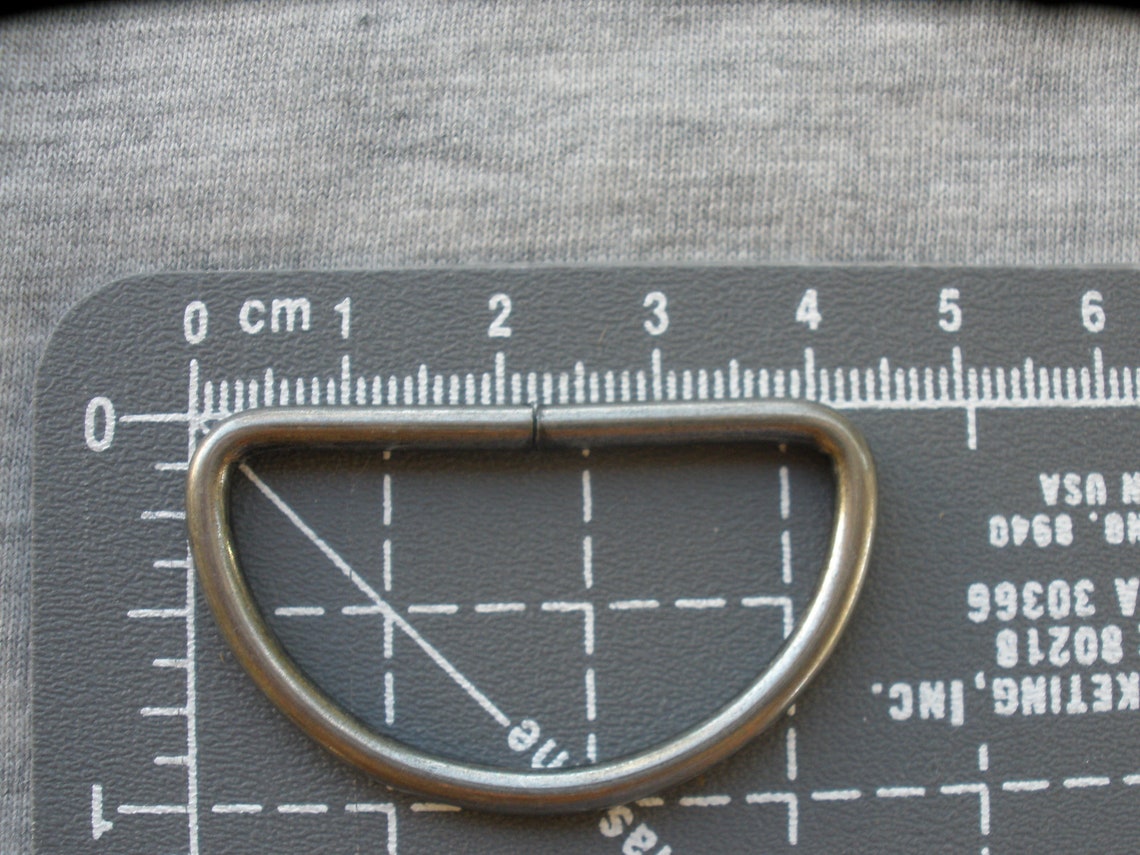 Metal 1.5 Inch Split D Rings D-ring Shiny or Dull Silver or - Etsy