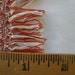 Red & White Woven Fringe Trim 1 3/8" Wide Boho Cotton Retro Tassel ...