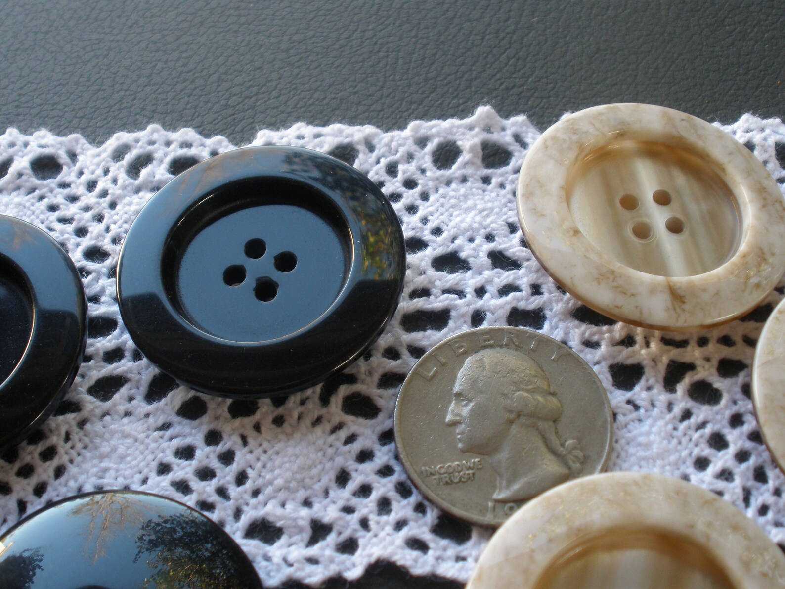 Beige or Black Large Coat Buttons 55L 35mm 1 3/8 Shiny - Etsy