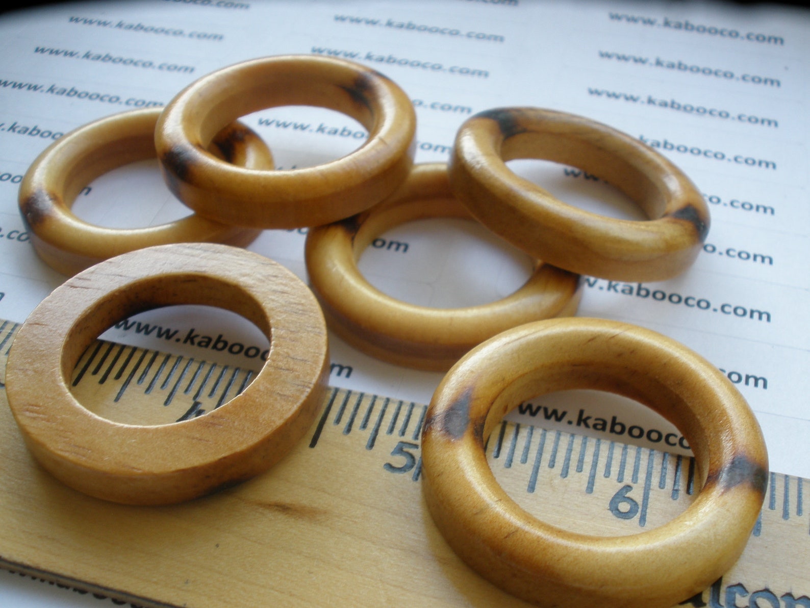 38mm Light Wood O-rings 1 Opening 1.5 Buckle 4 | Etsy