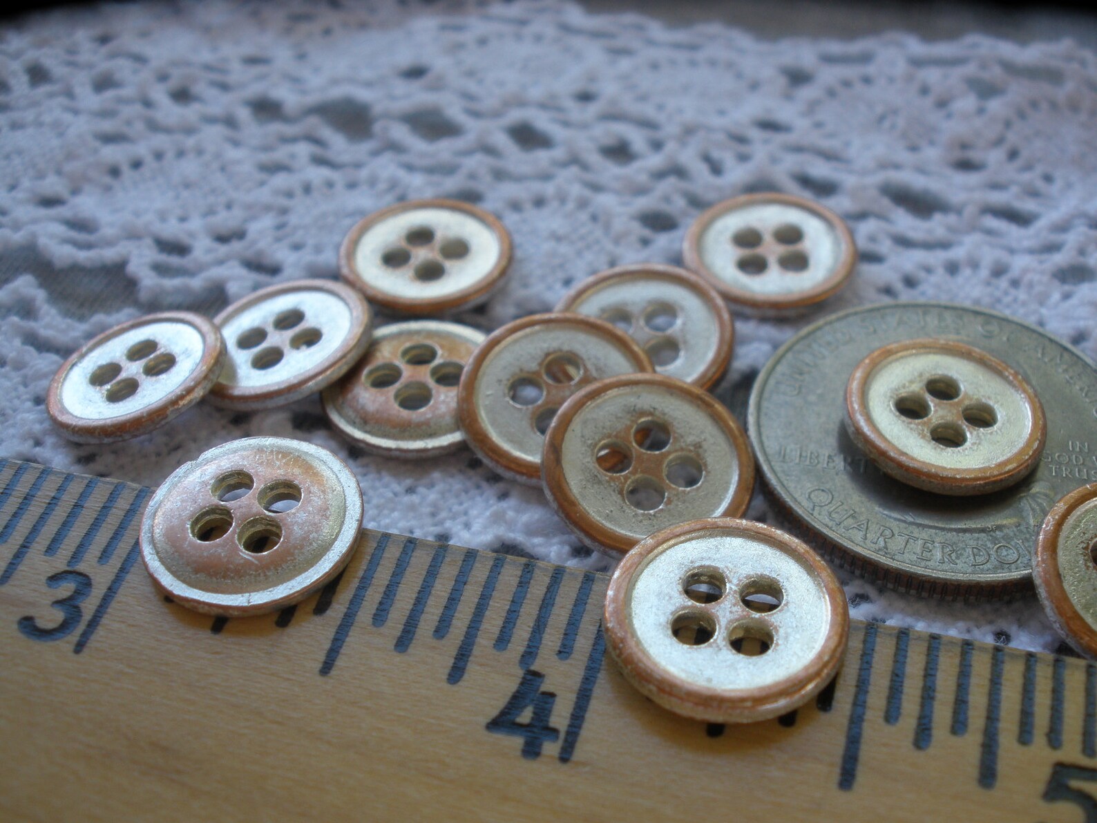 12 Silver Copper Metal Shirt Buttons Size 18L 11mm 7/16 - Etsy