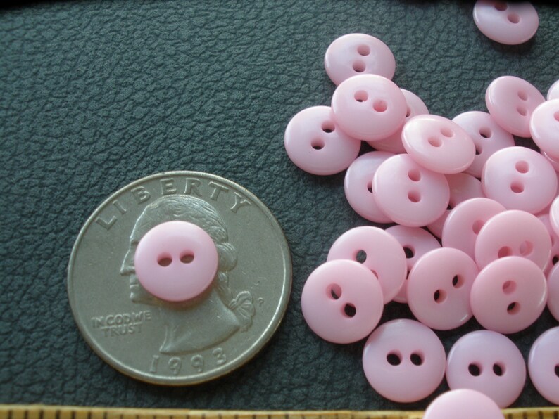 Tiny Pink Baby Doll Buttons Size 12L 8.5mm 1/3 Plastic - Etsy