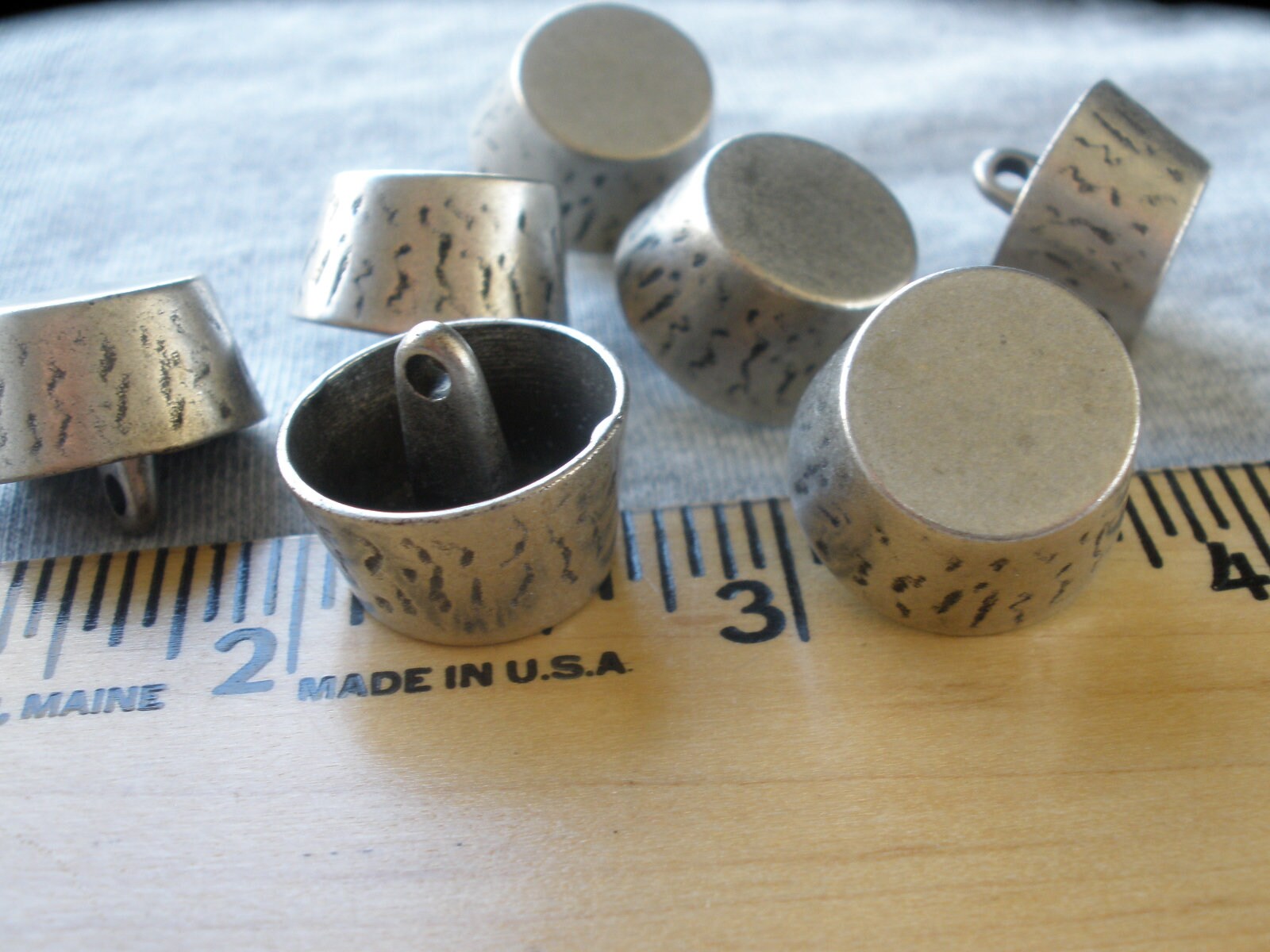 Steampunk Tall Hat Pewter Color Metal Shank Buttons Embossed | Etsy