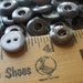 Carved Brown & Gray Smoke MOP Shell Buttons 12.5mm 1/2" Whistle Style ...
