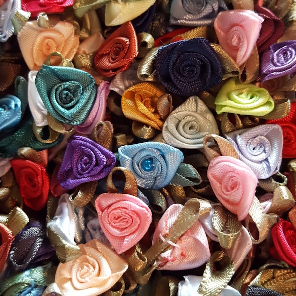 Satin Rosettes - Etsy