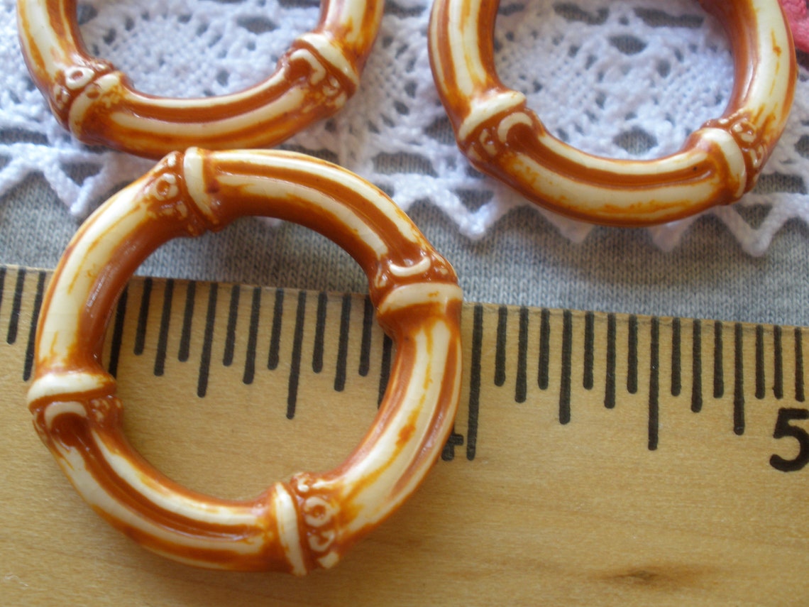28MM OD / 19MM ID Faux Bamboo Pattern Plastic O-rings - Etsy