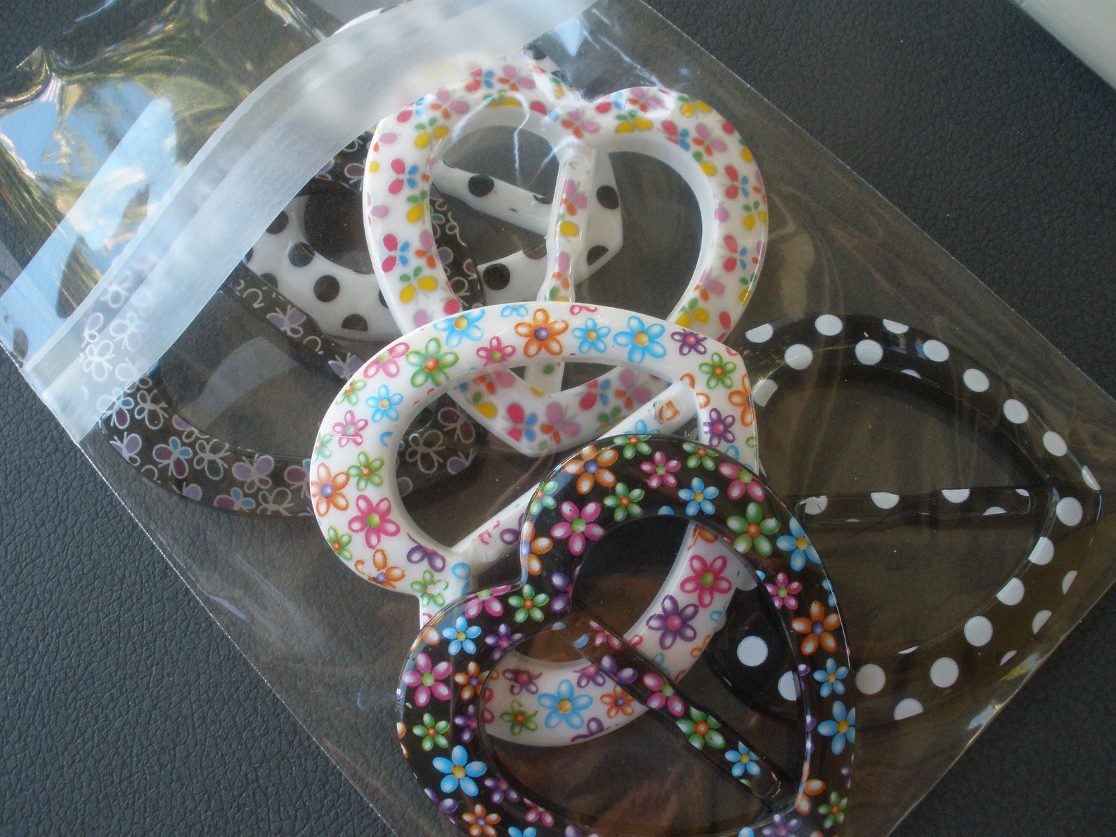 Heart Ribbon Sliders Variety Pack Flowers Butterflies 35MM 1 3/8 ...
