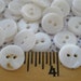 Thick Freshwater Shell MOP Buttons Pearl White 18L 7/16" 11MM 2-hole ...