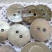 Pearl Smoke Real Shell Buttons MOP Natural 17MM 11/16" Buttons Size 28L ...