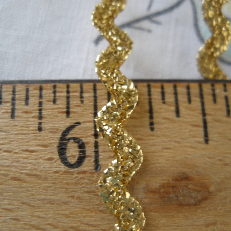 Gold Rick Rack - Etsy
