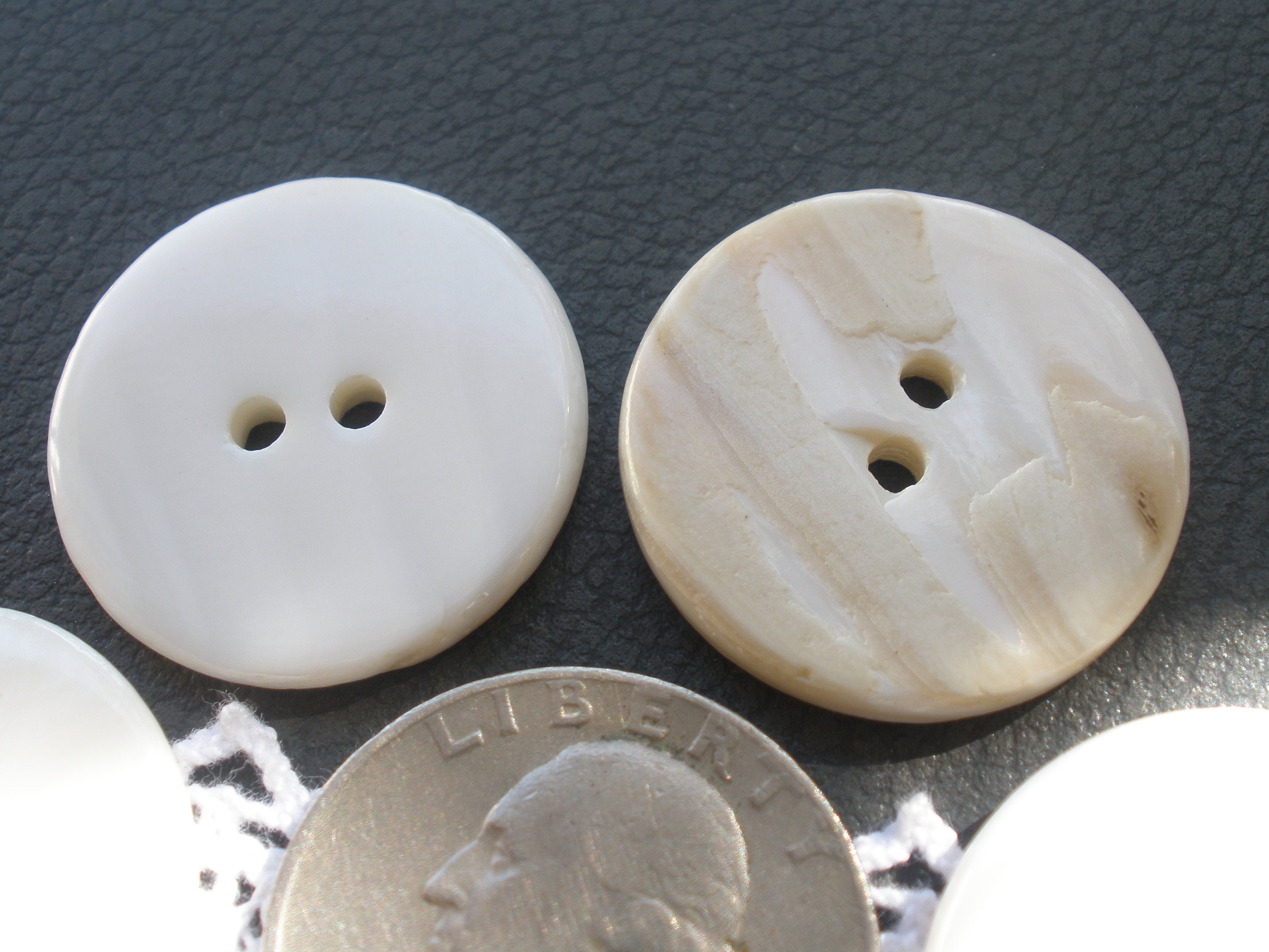 25MM Palest pink cast Freshwater Shell MOP Buttons 40L 1 inch | Etsy