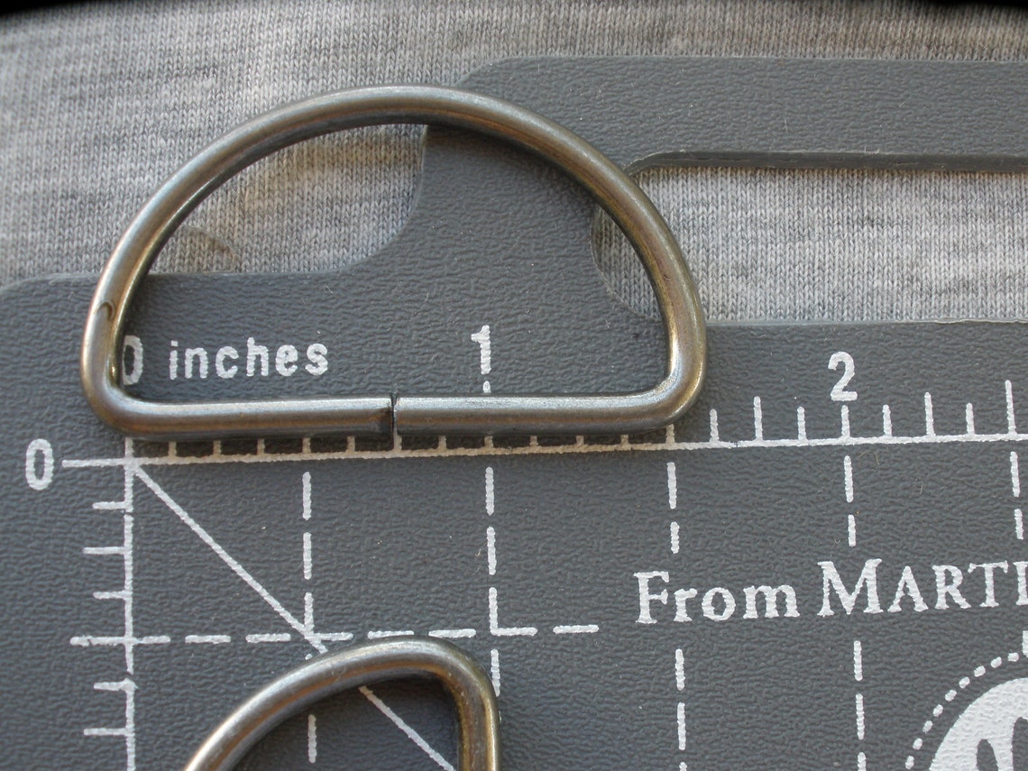 Metal 1.5 Inch Split D Rings D-ring Shiny or Dull Silver or - Etsy