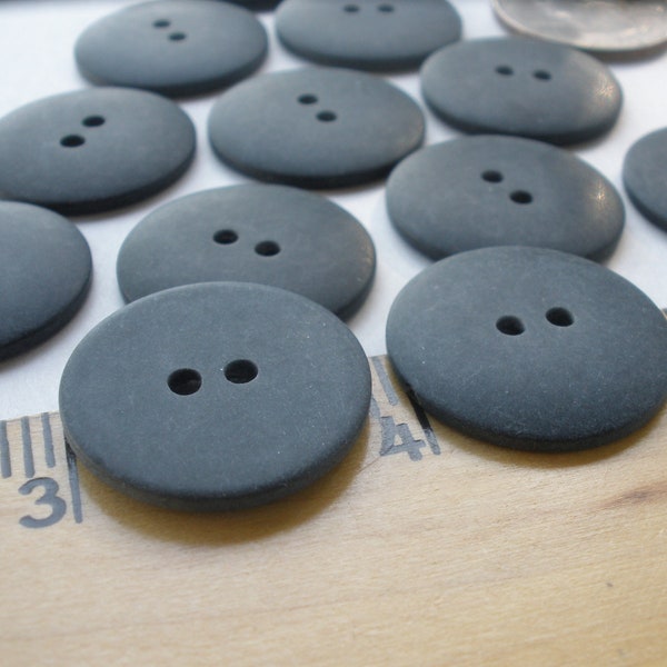 Black Matte Buttons - Etsy