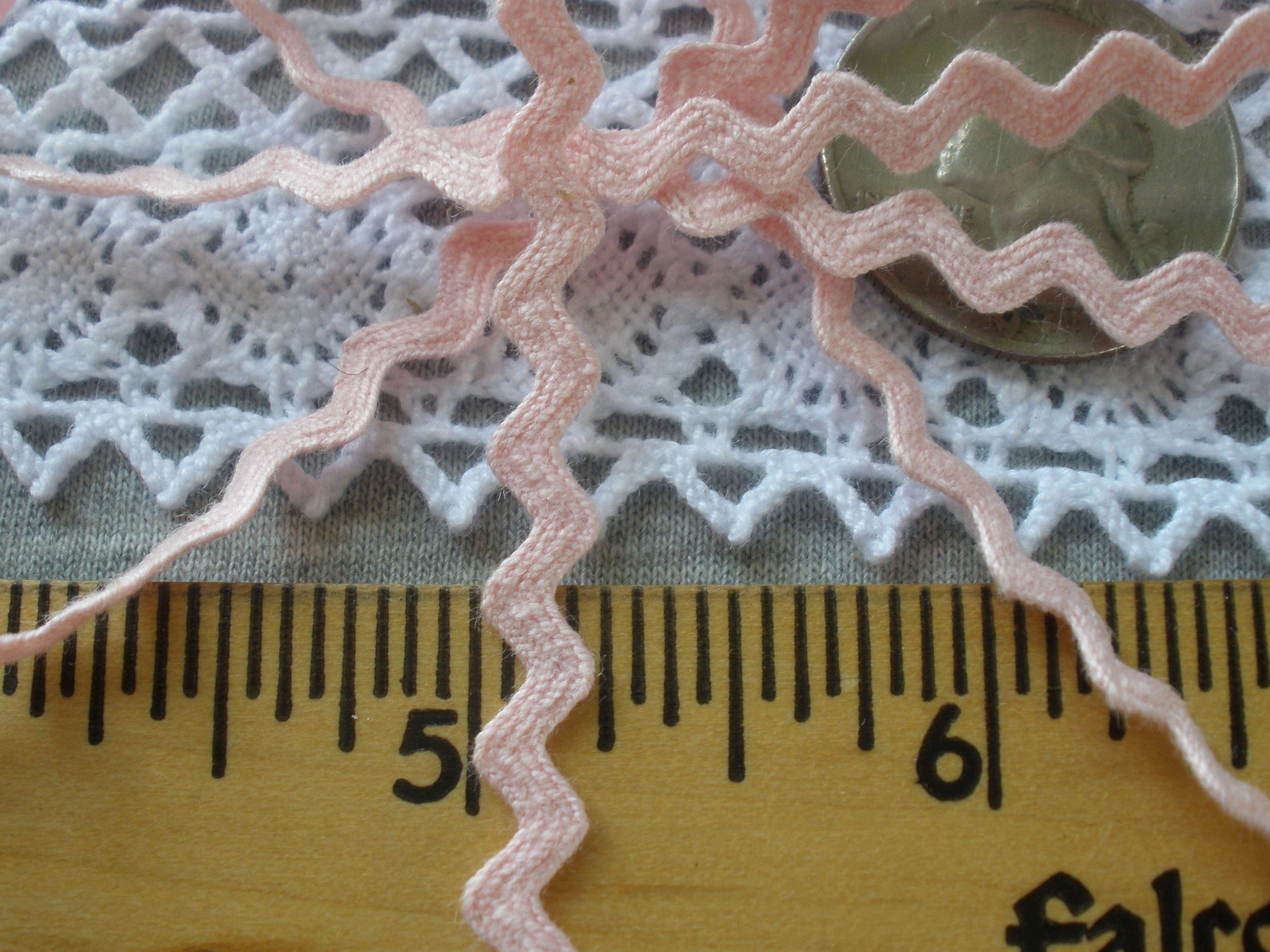 Vintage Cotton Baby Ric Rack Light Pink 2 Yards 6mm Ric Rack - Etsy