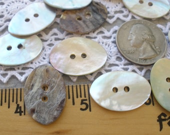 Vintage Gray Carved MOP Shirt Buttons Size 24L 15MM 2-hole - Etsy