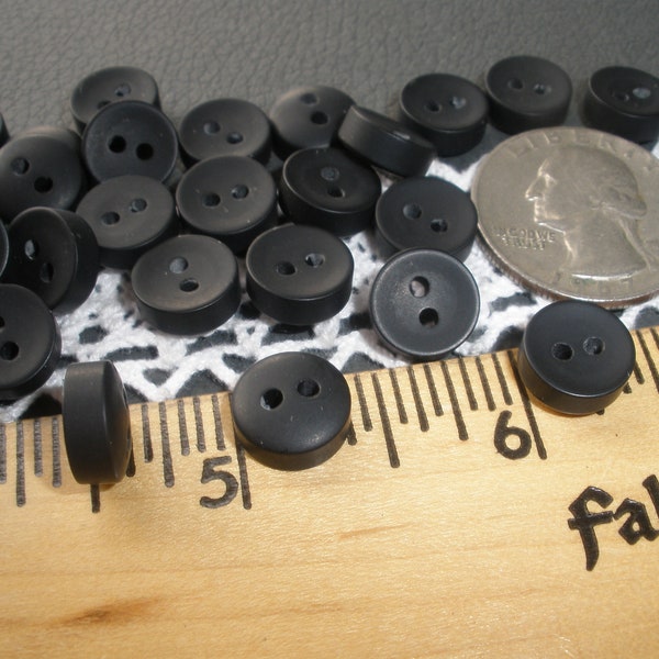 Black Matte Buttons - Etsy