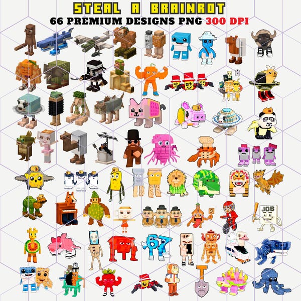 Steal a Brainrot Png - Etsy