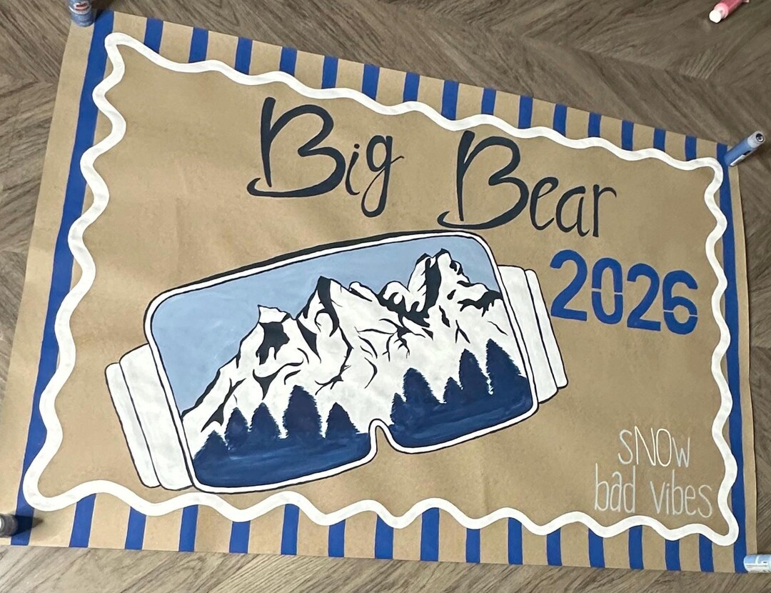 Custom Hand Painted Brown Paper Banner – Personalized Party Decor - Etsy