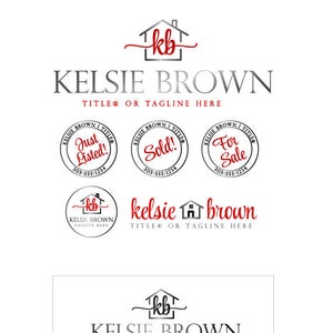 Real Estate Logo Design Logo Home Selling Agent Branding - Etsy