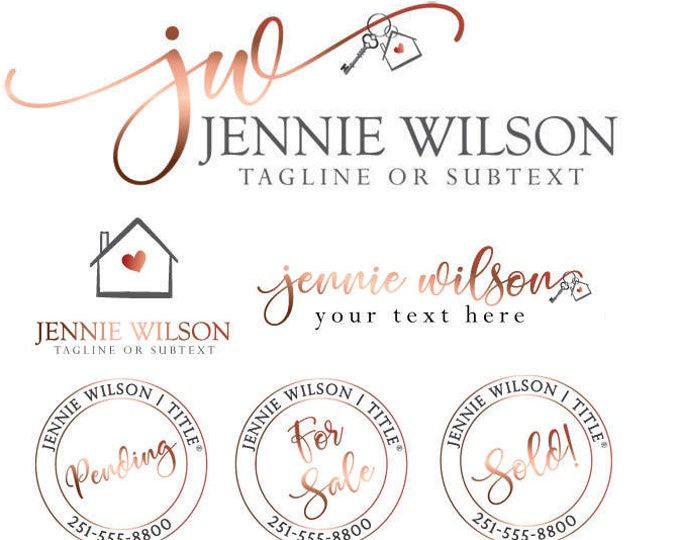 Real Estate Logo Design Premade Logo Design Real Estate Agent House ...