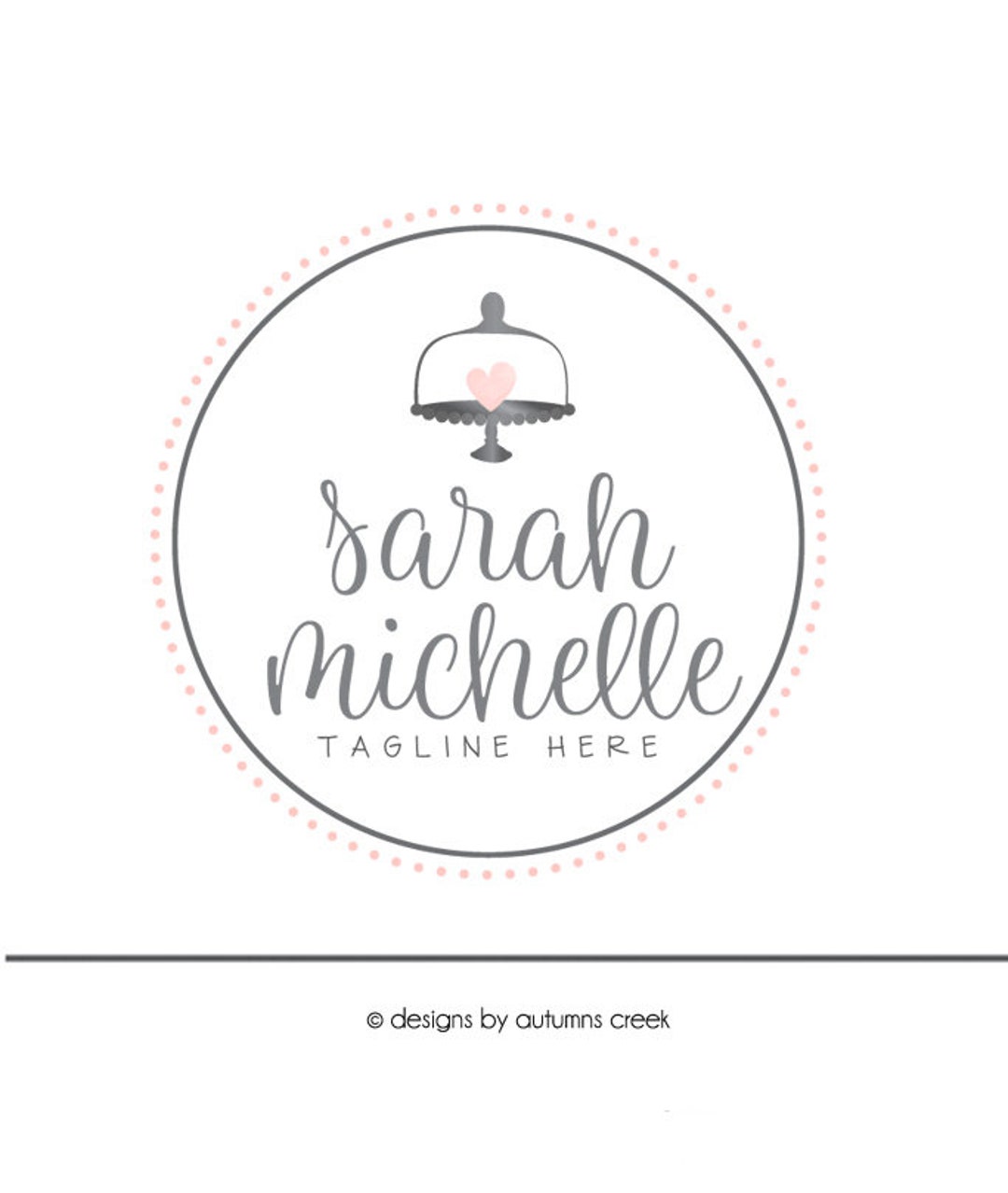 Baking Logo Cake Plate Logo Premade Logo Bakery Logo Design Logo for ...
