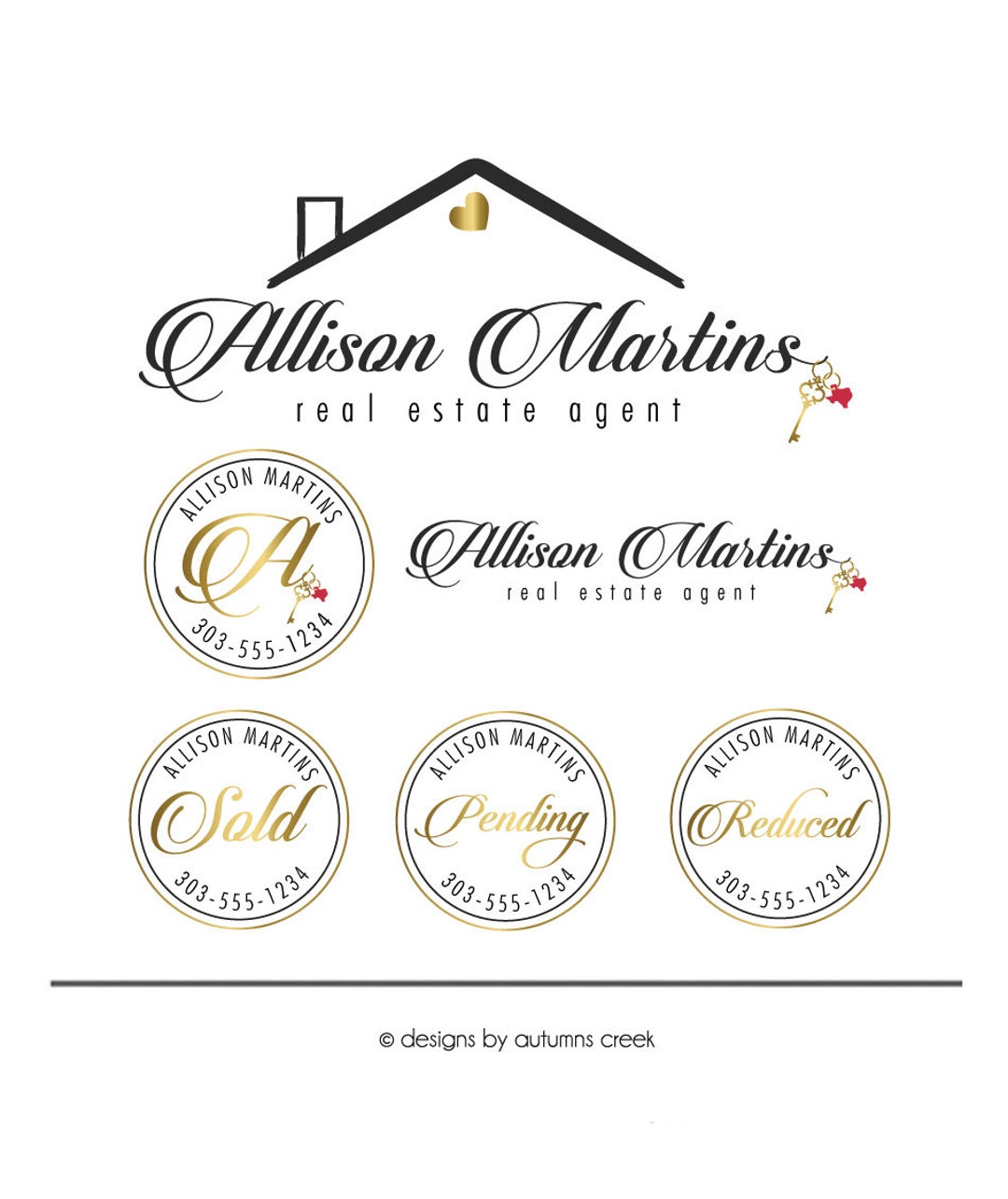 Real Estate Logo Design Premade Logo Design Real Estate Agent House ...