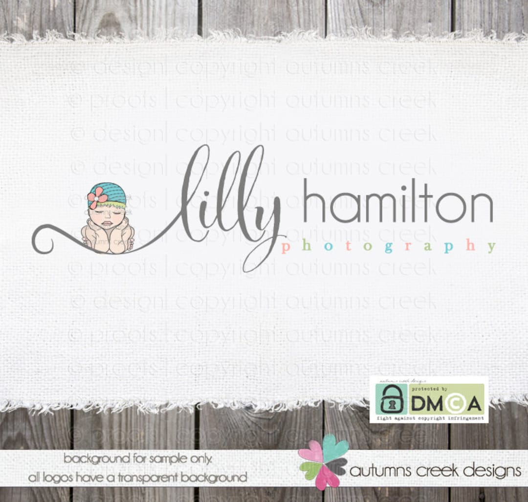 Photography Logo Premade Logo Newborn Logo Child Logo Logo With Baby ...