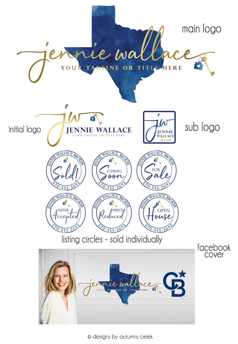 Real Estate Logo Realtor Logos House Logo Broker Logo Real - Etsy