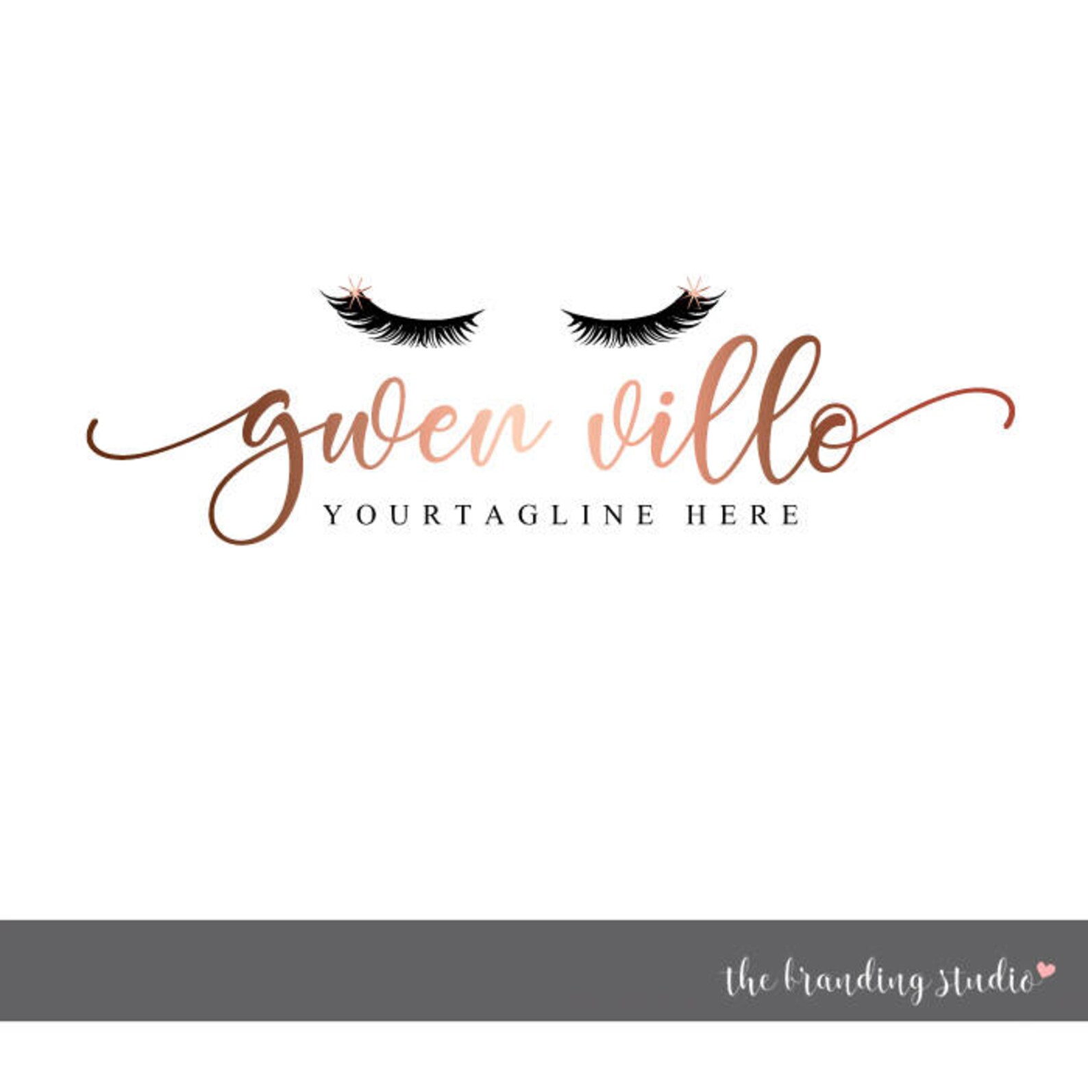 Lash Logos Lashes Logo Make up Logo Make-up Logo Eyelashes | Etsy