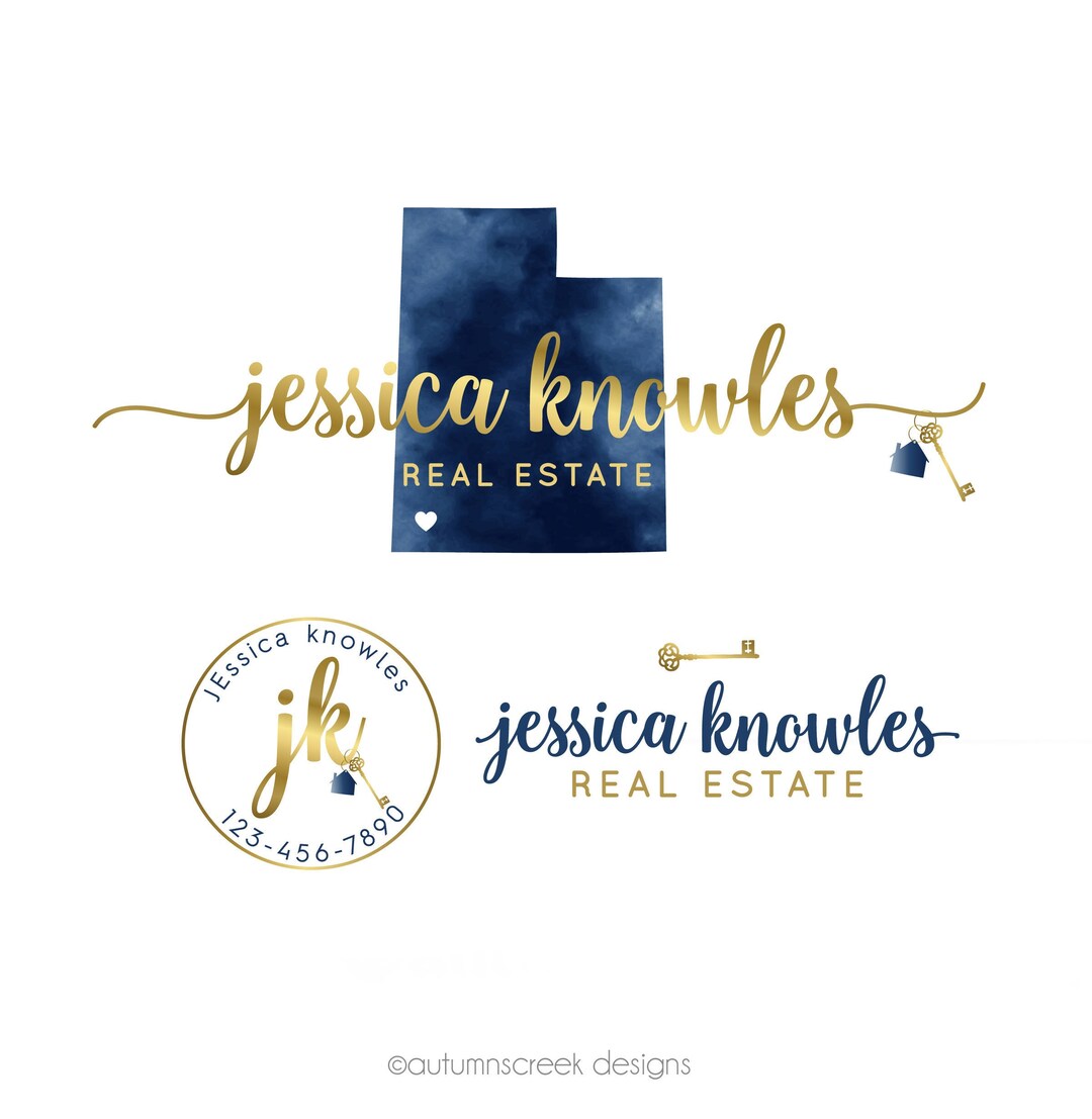 Real Estate Logo Realtor Logo House Logo Broker Logo Real Estate ...