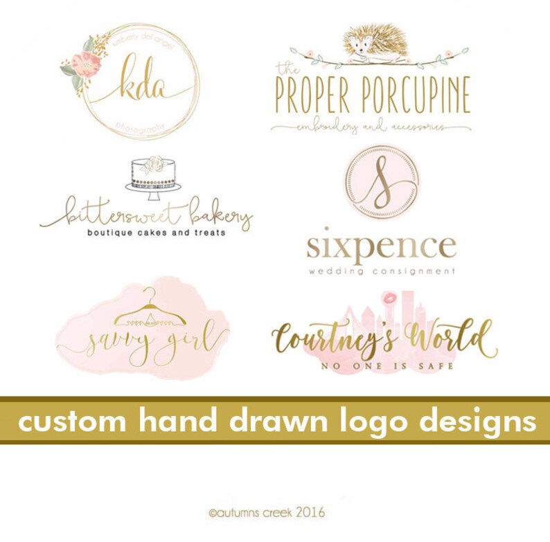 Custom Logo Design Complete Logo and Branding Package. | Etsy