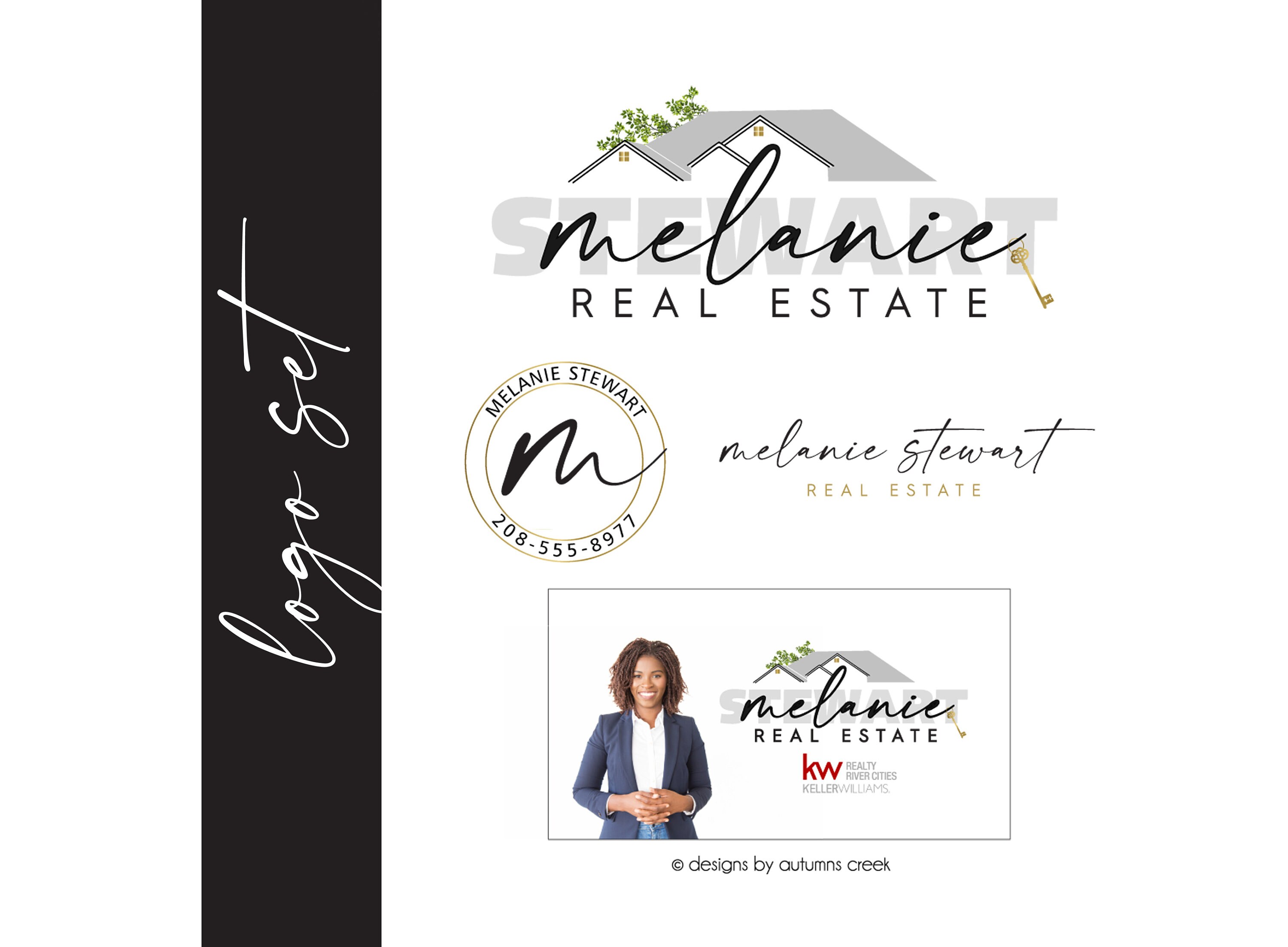 Real estate logo design real estate agent realtor logo broker | Etsy