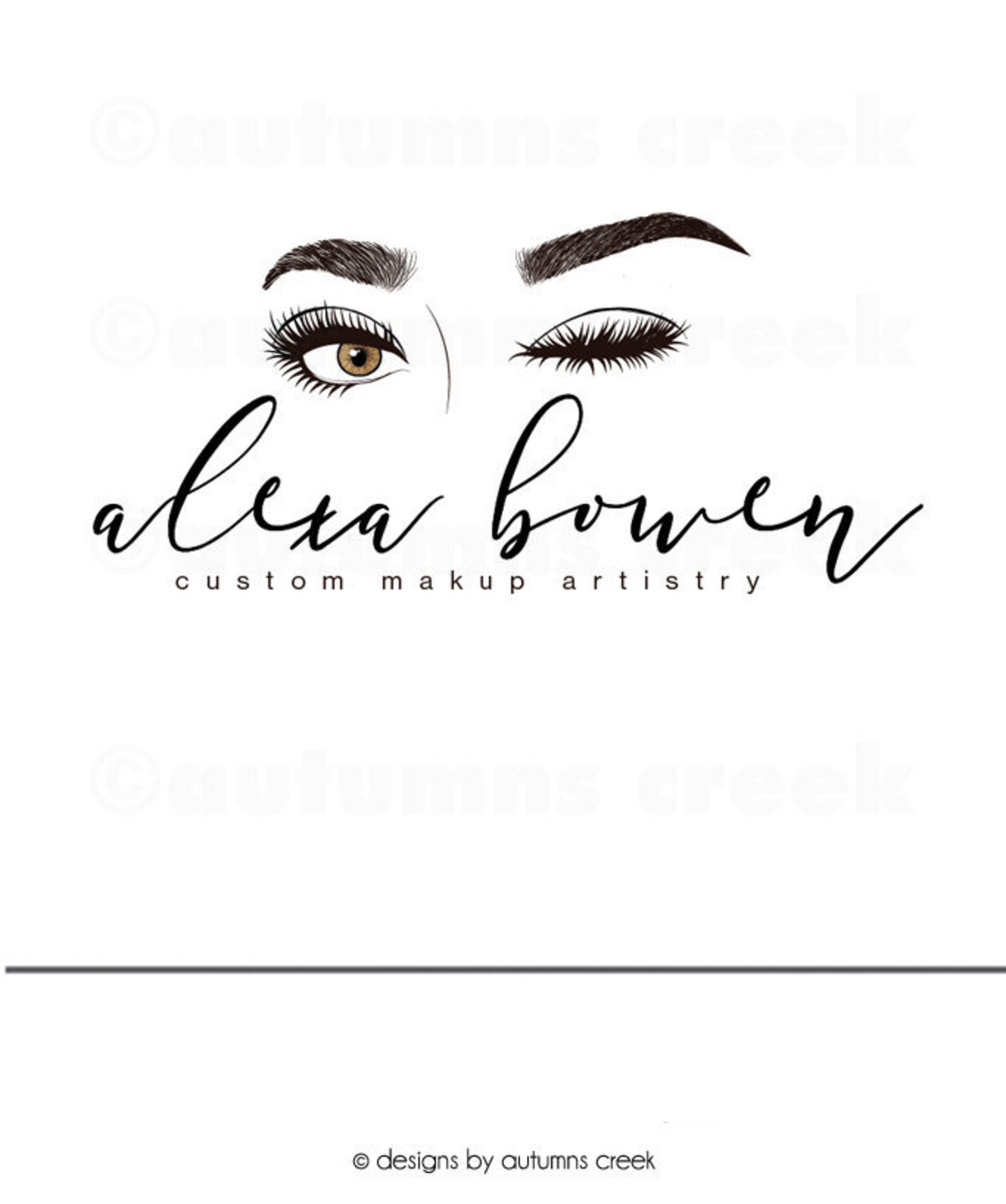 Lash Logo Eyelashes Logo Eyebrow Logo Premade Logos Makeup - Etsy