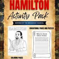 Printable Hamilton Fan Coloring Single Page | Digital Download | Just ...