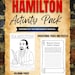 Printable Hamilton Fan Coloring Single Page | Digital Download | Just ...
