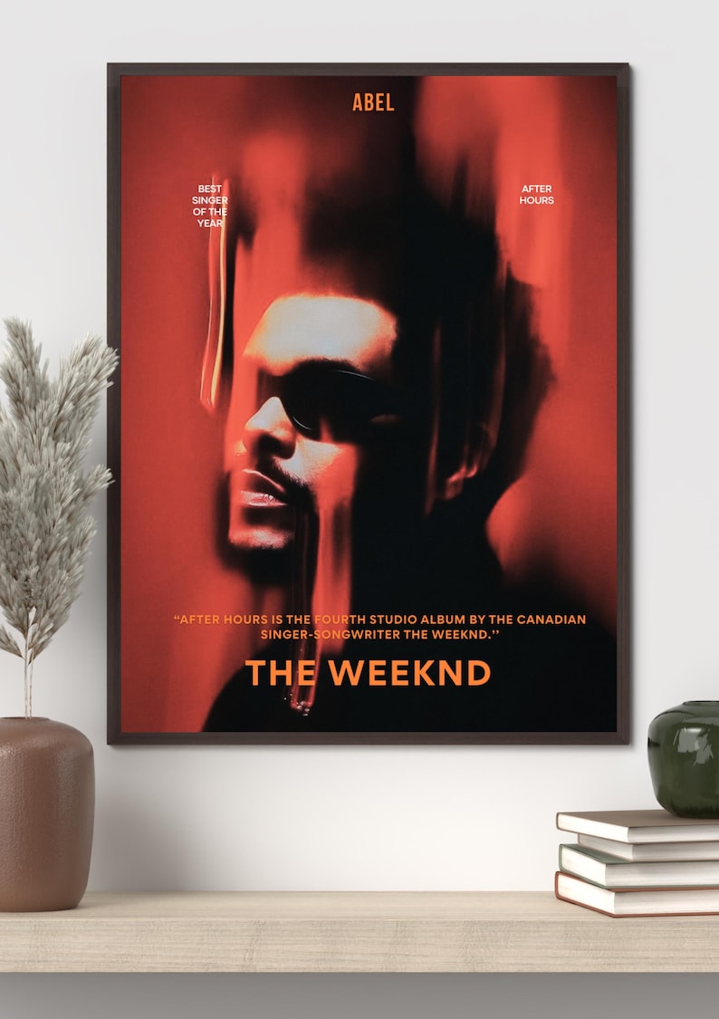 The Weeknd After Hours Poster| Digital Music Print - Etsy