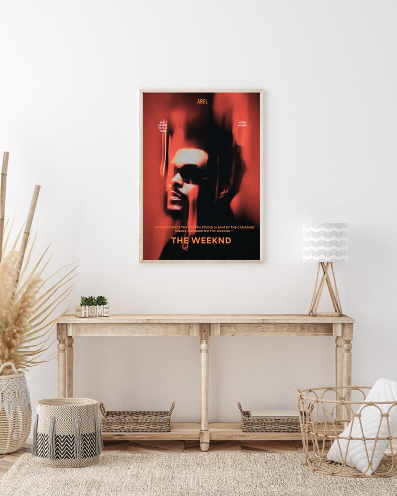 The Weeknd After Hours Poster| Digital Music Print - Etsy