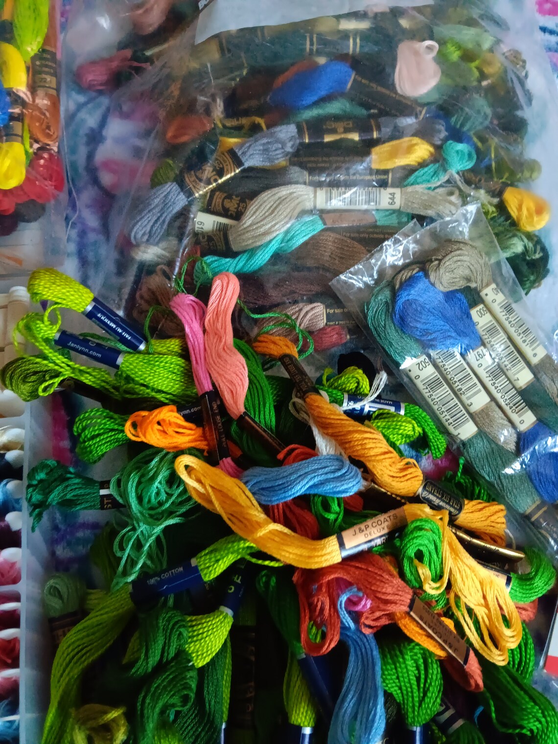 Lot Needlepoint Thread Floss 250 DMC Iris - Etsy