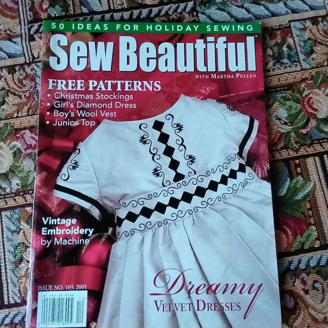 Sew Beautiful With Martha Pullen Nov/dec 2005 Issue No. 103 Free ...
