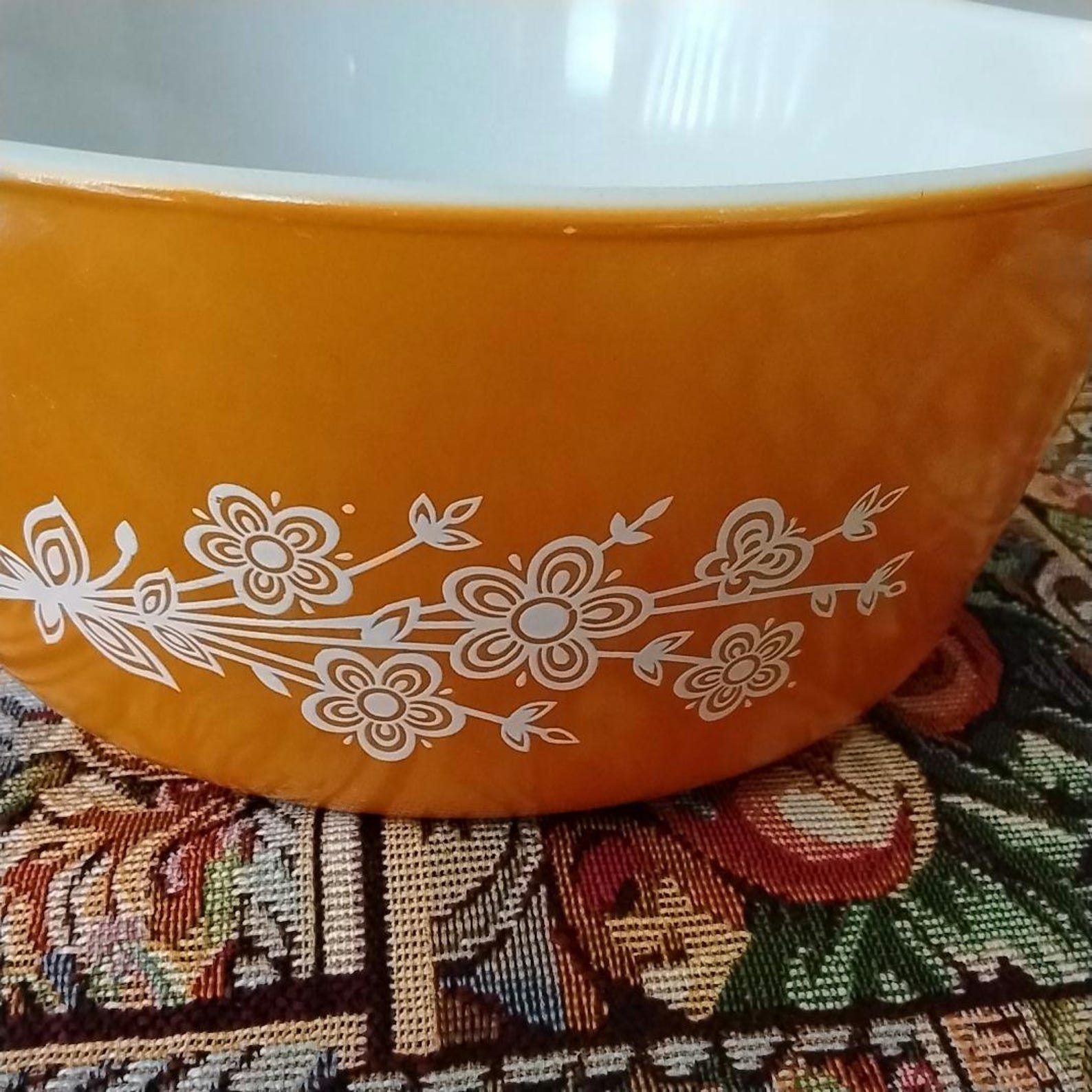 Vintage Pyrex Butterfly Gold Cinderella Bowl 2.5 QT Excellent 475-B - Etsy